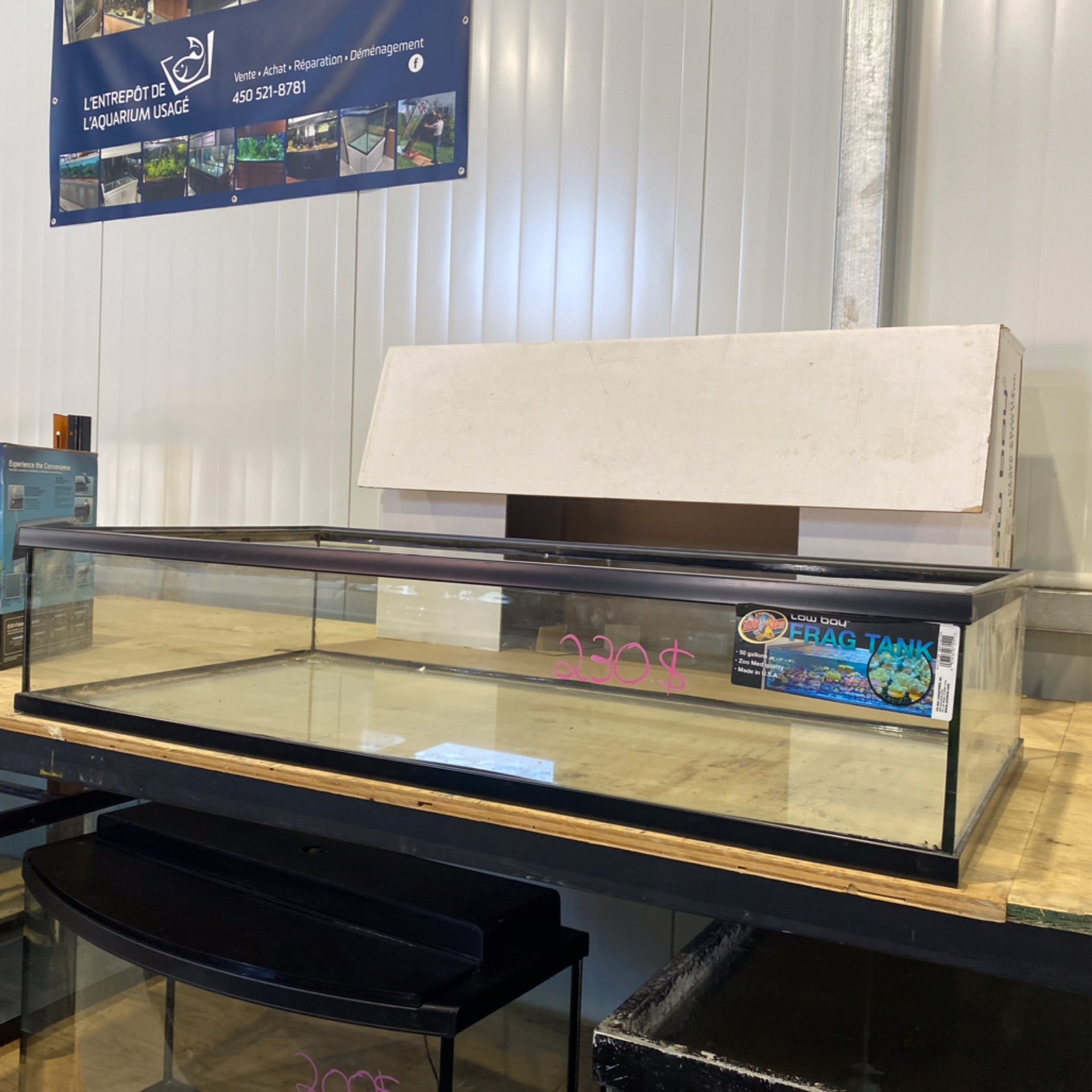 Lowboy 50 gallons | L’entrepôt de l’aquarium usagé